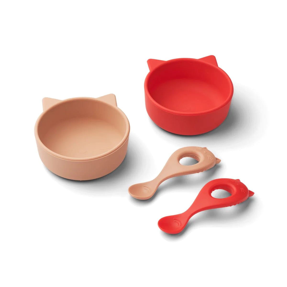 Комплект за хранене - cat apple red/tuscany rose mix – Патилан